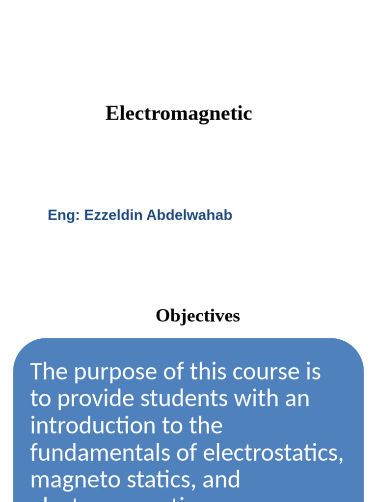 Electromagnetic | PDF
