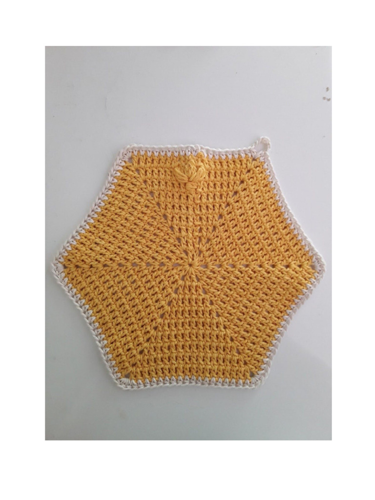 Honeycomb With Bee | PDF | Crochet | Woven Fabrics