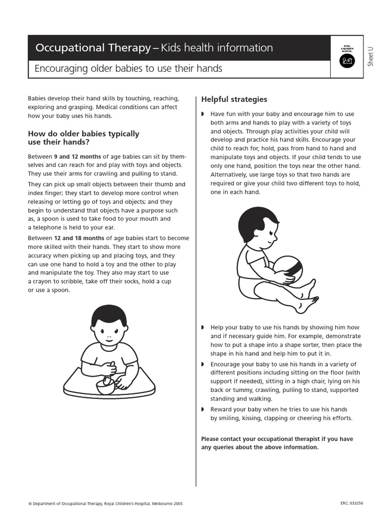 Hand Skill Development in Babies | PDF | Hand | Toys