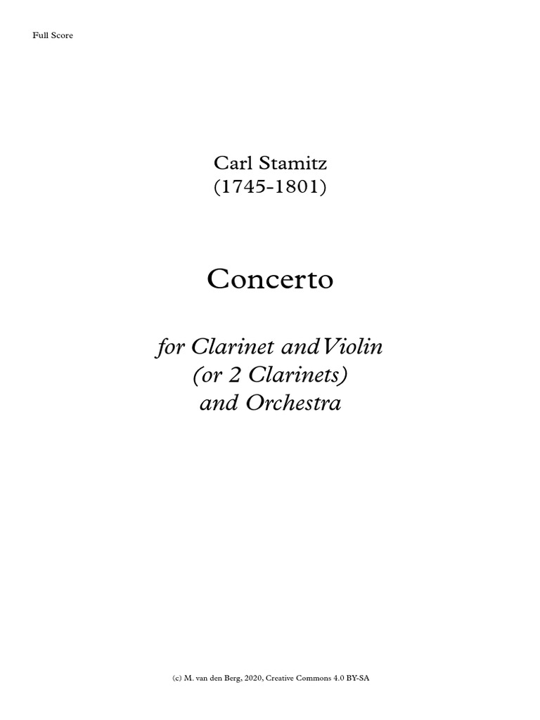 IMSLP625176-PMLP550908-Carl Stamitz - Concerto For Clarinet and Violin ...