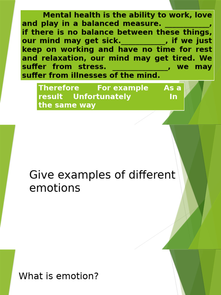 Verbs for Expressing Emotions | PDF | Emotions | Mind