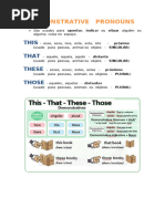 Pronome Demonstrativos - Deste, Desse, Desta, Dessa, Disto, Disso | PDF ...