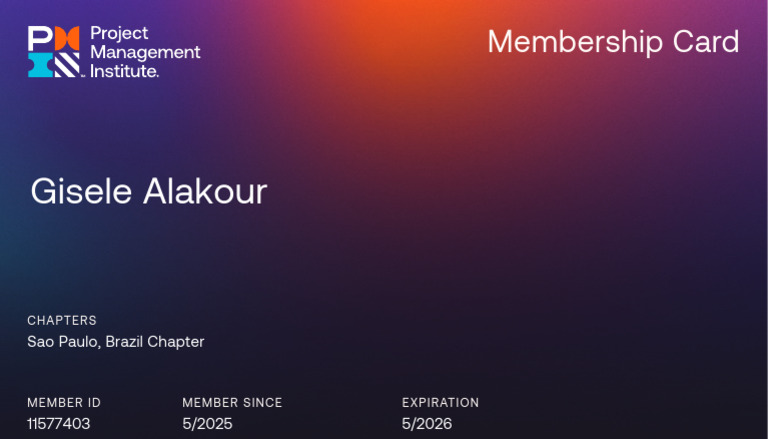 PMI Member Card | PDF