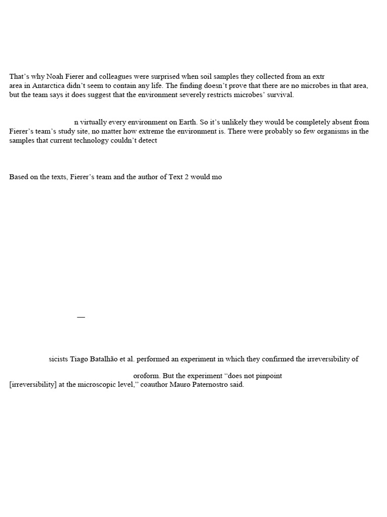 Cross-Text Connections (Level 2) | PDF