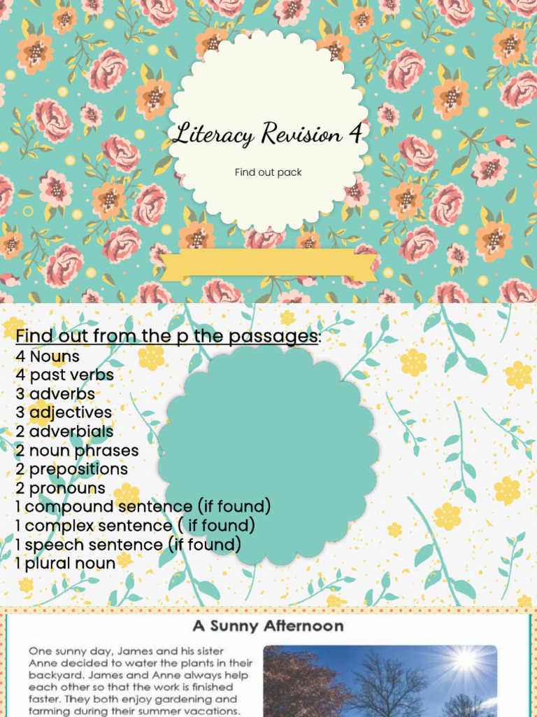 Literacy Revision 4 Pptj2732 | PDF