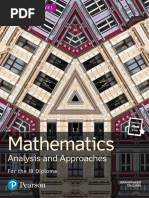 IB Mathematics Analysis and Approaches SL | PDF