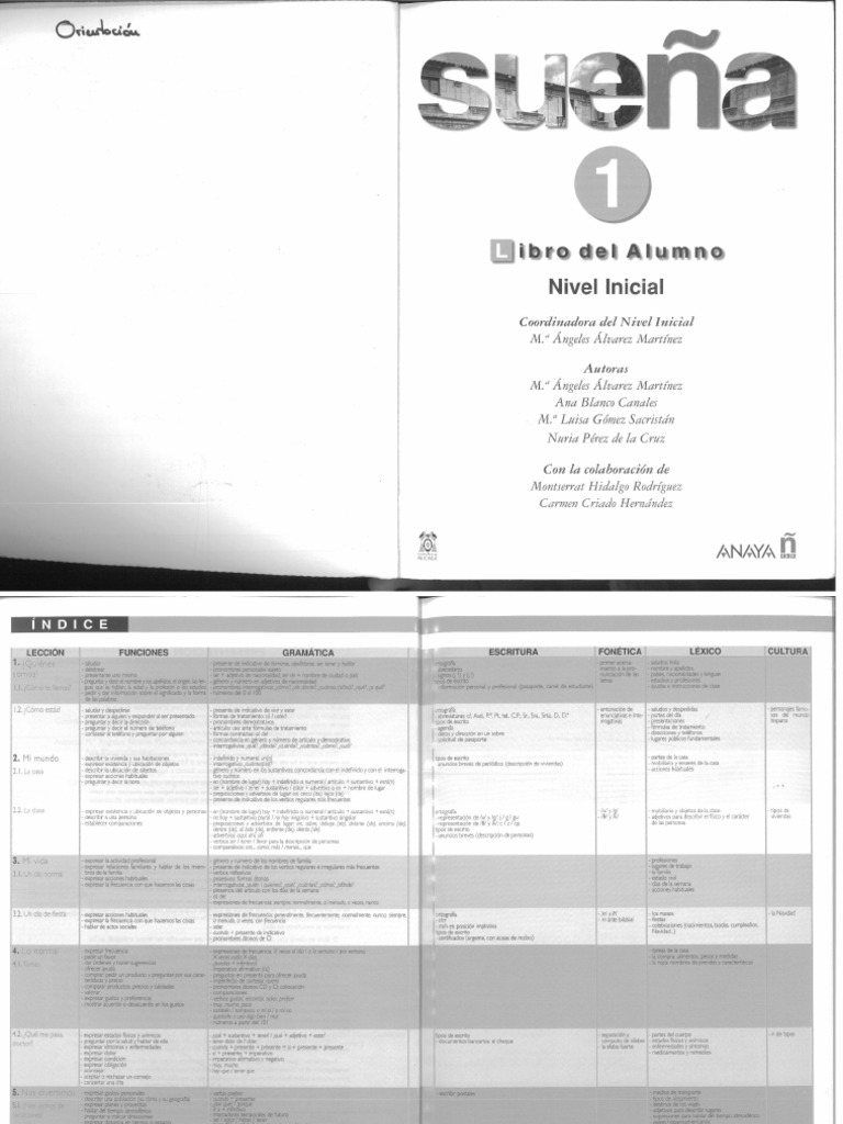 Sueña 1 Libro Del Alumno | PDF