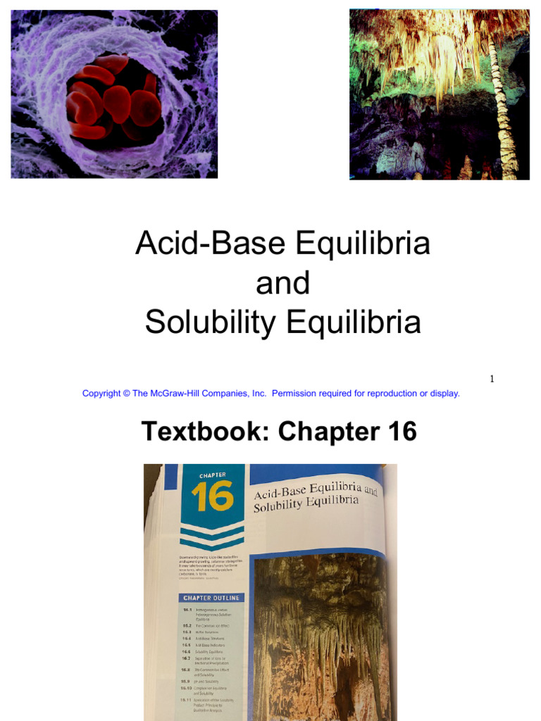 Lesson 14 2 Acid Base and Solutility Equilibria | PDF | Solubility ...