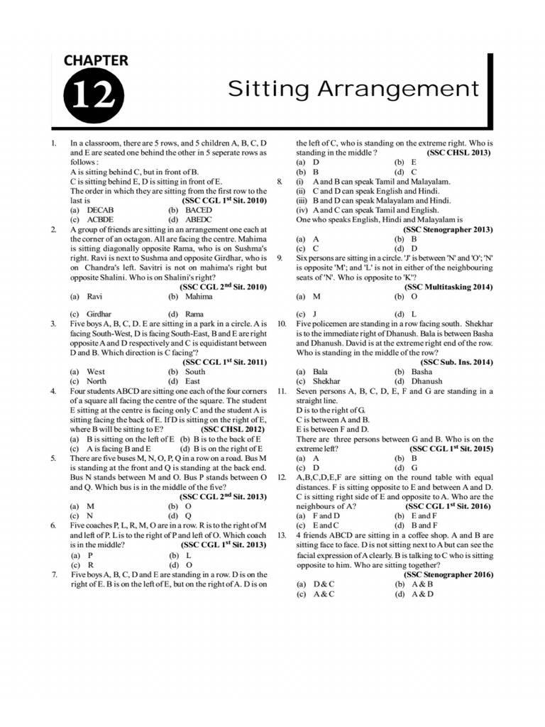 SSC Model Papers | PDF
