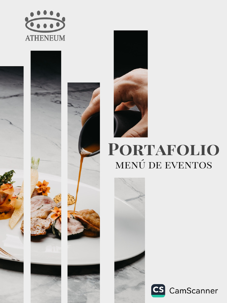 Menú de Eventos: Salmón Napado | PDF | pesto | ensalada
