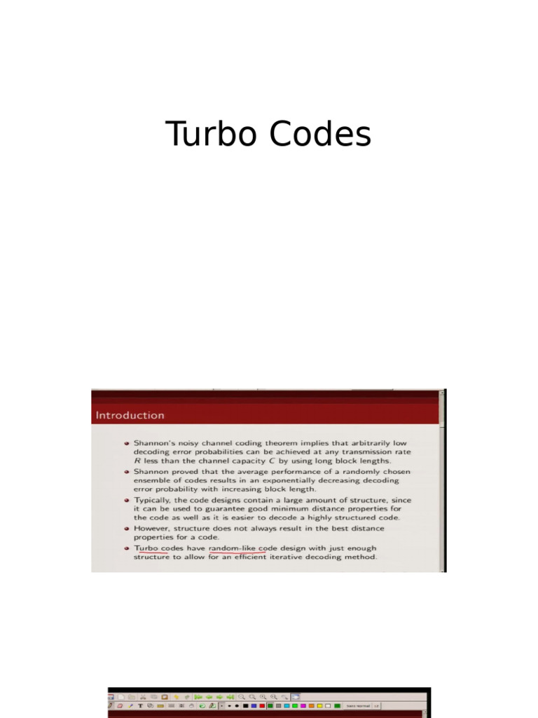 Turbo Codes | PDF
