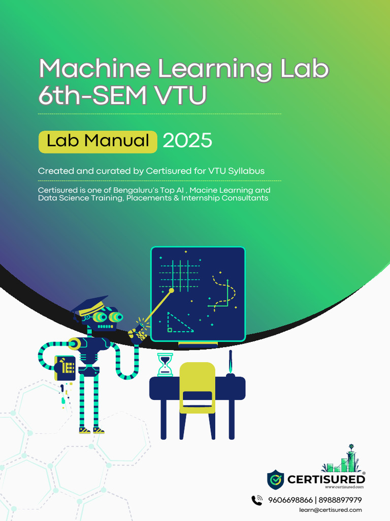 ML Lab Manual | PDF | Principal Component Analysis | Outlier