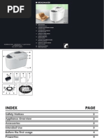 Morphy Richards Breadmaker Manual | PDF | Flour | Breads