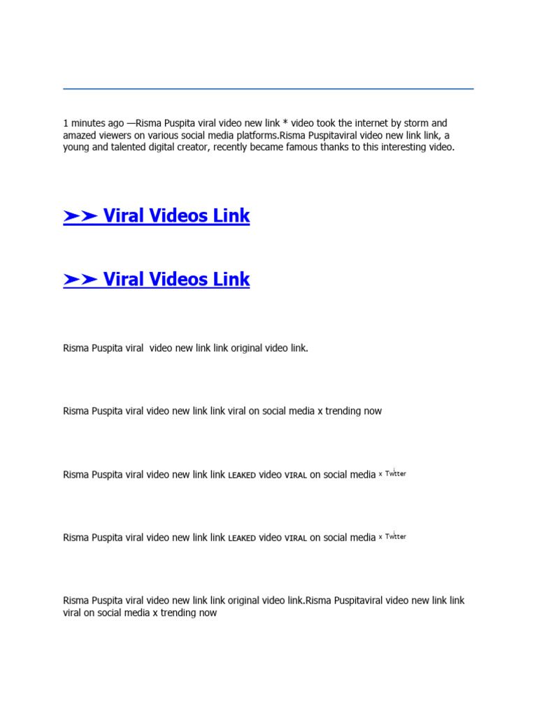 (Video 18++) Risma Puspita Bali Viral Video Twitter | PDF | Digital ...