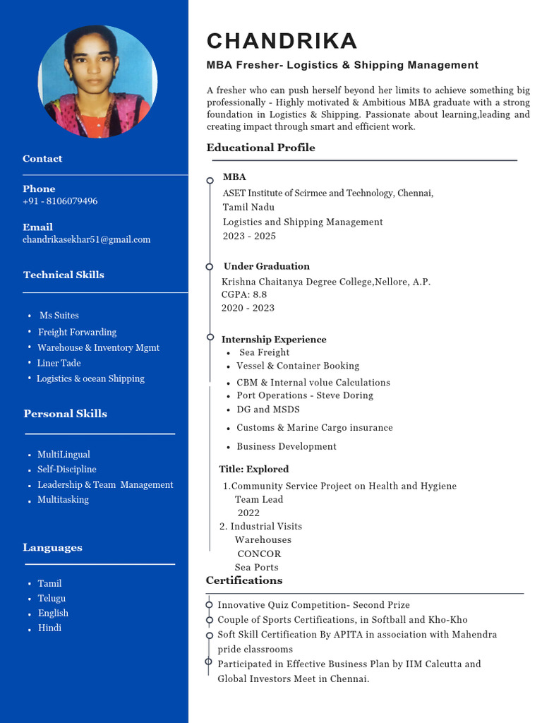 Chandrika Logistics | PDF | Transport | Water Transport