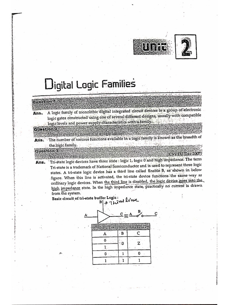 Digital Logic Families | PDF