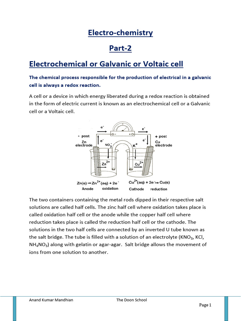 Feasibility of Redox Reactions in Cells | PDF | Redox | Electrochemistry