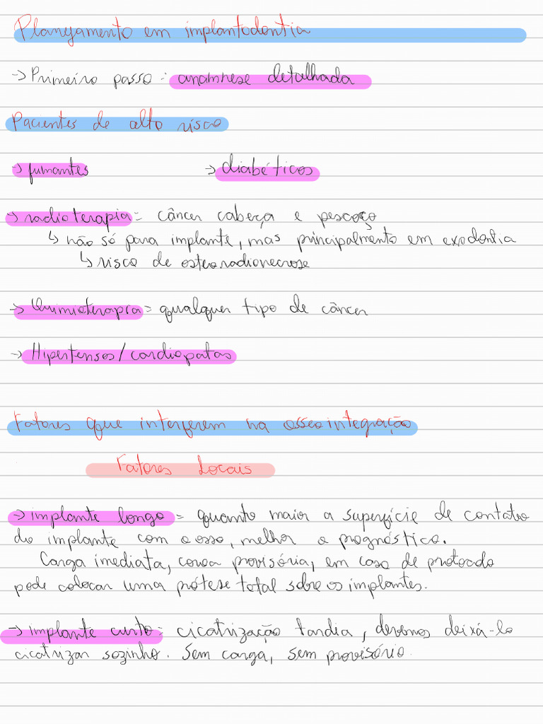 Planejamento em Implantodontia - 250409 - 194417 | PDF