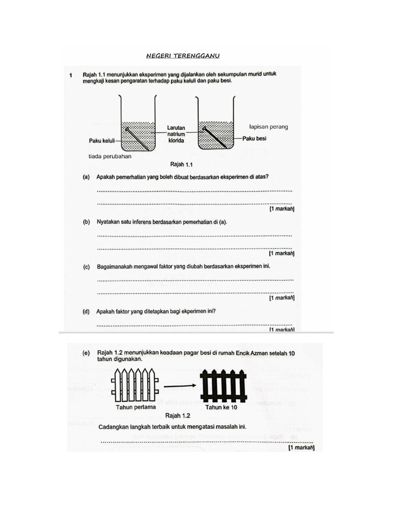 Latihan Sains Gmeet | PDF