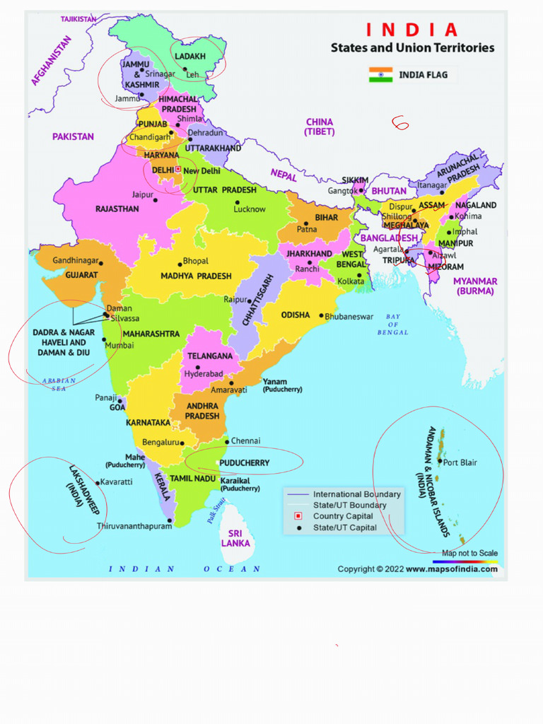 India Map - 250503 - 224601 | PDF