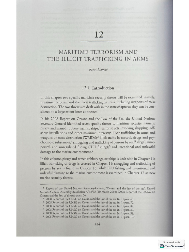 Maritime Terrorism PDF | PDF