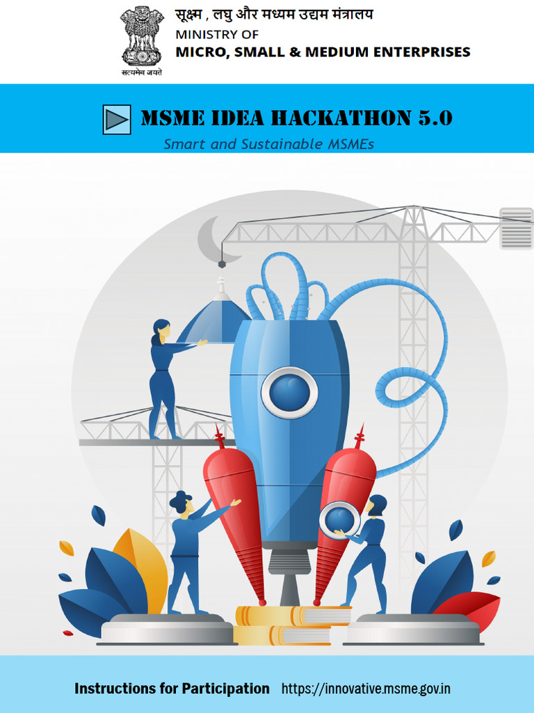 MSME Idea Hackathon 5.0 Instructions For Participation | PDF | Cost Of Living | Supply Chain