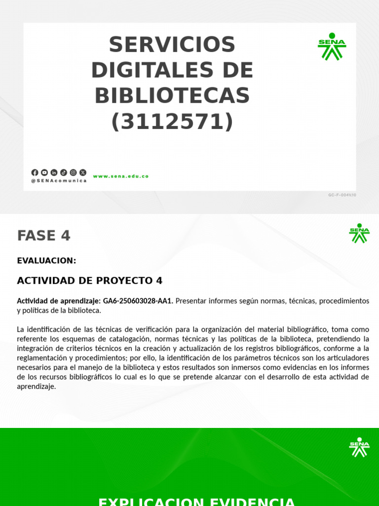 GC F 004FormatoPlantillaPresentacionPowerPointV10 (1) Servicios Digitales de Biblioteca Fase ...