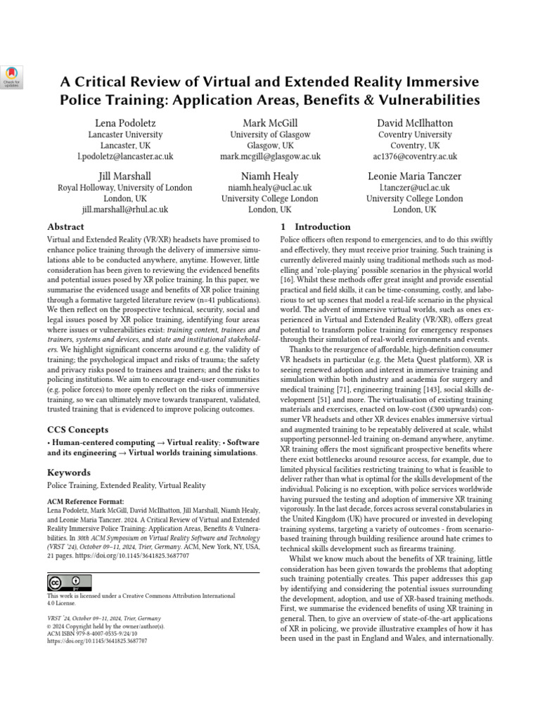 00 - A Critical Review of Virtual and Extended Reality Immersive Police ...