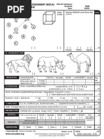 Test MoCA Version 8.3 en Français | PDF