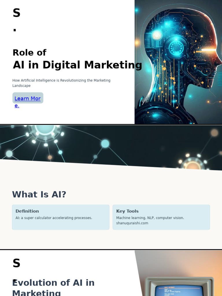 Role of AI in Digital Marketing | PDF | Artificial Intelligence ...