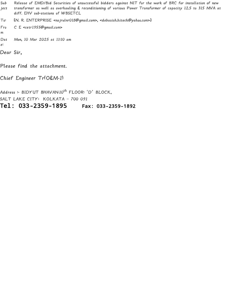 Bid Status | PDF