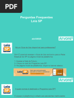 Tutorial Nova Plataforma Leia SP | PDF