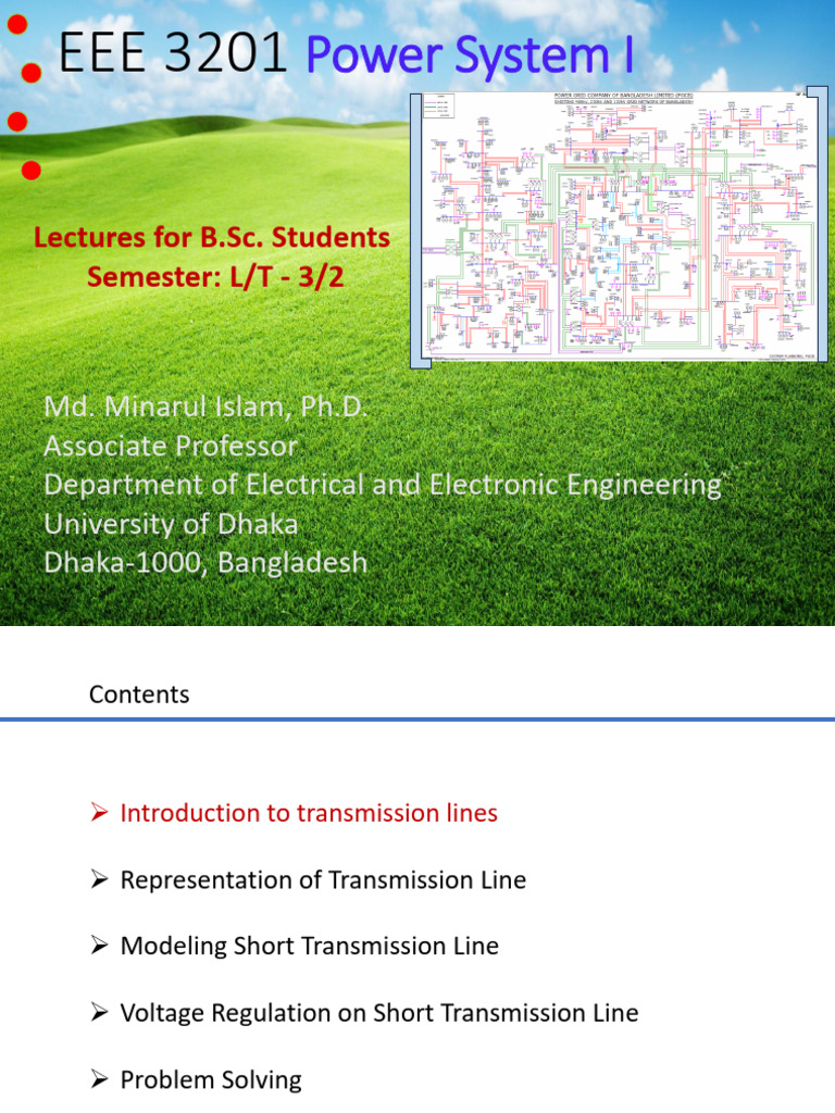 Power System Transmission Lines Overview | PDF | Electric Power ...