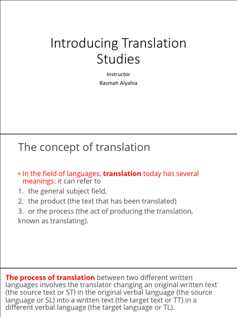 Introducing Translation Studies | PDF | Translations | Theory