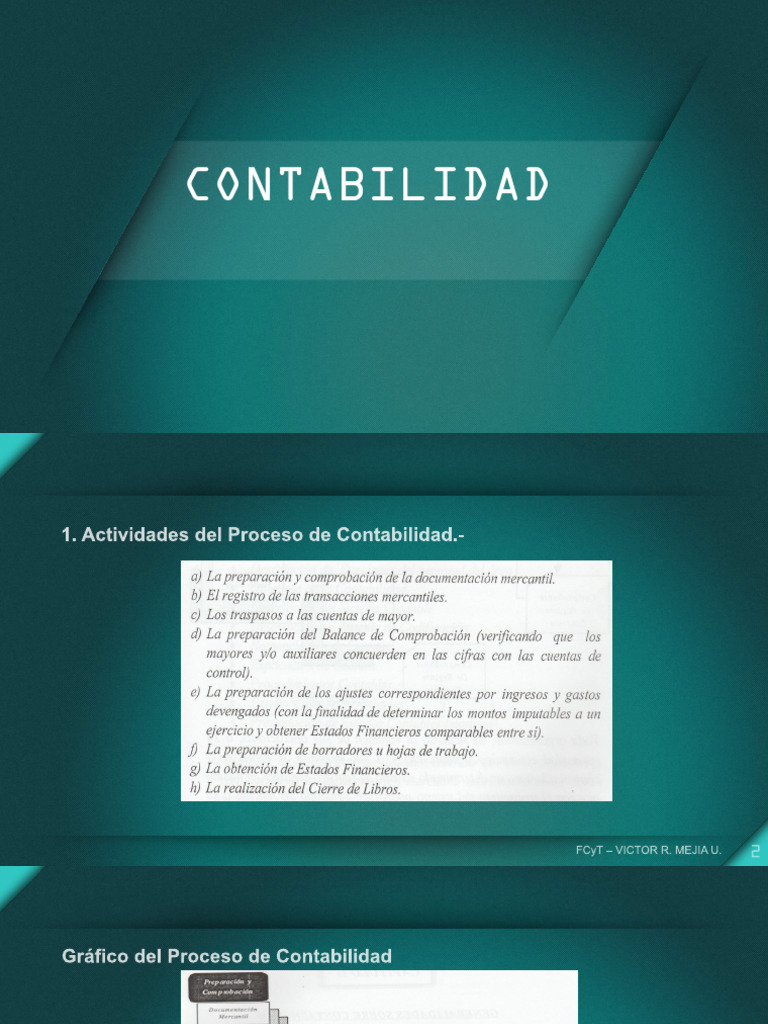 001 Tema 1 Generalidades Sobre Contabilidad-2024 | PDF