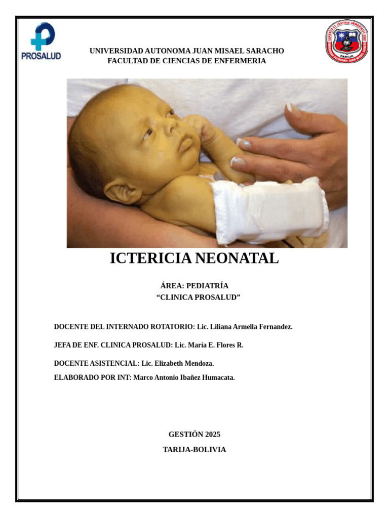 7.7 Ictericia Neonatal Pediatria | PDF | Especialidades Medicas | Enfermedades y trastornos