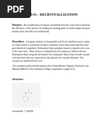 Acetanilide - Solubility | PDF