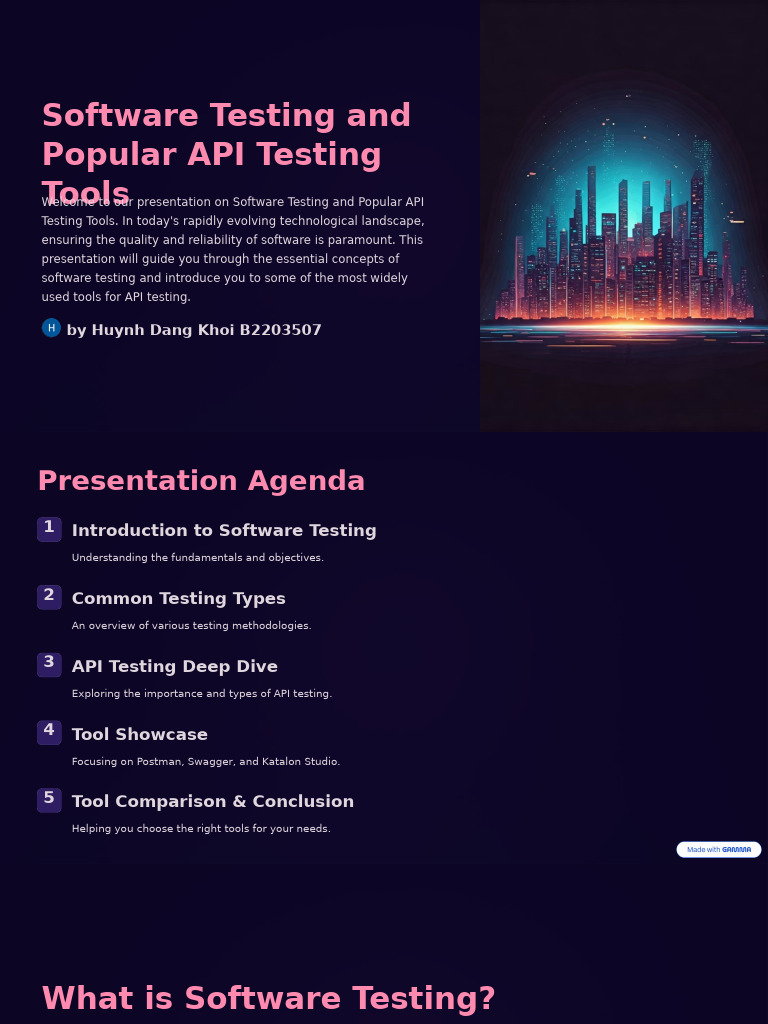 Software Testing and Popular API Testing Tools | PDF