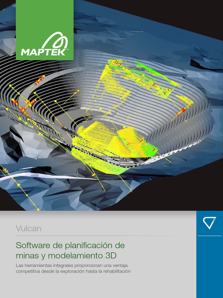 Maptek Vulcan Overview Es | PDF | Software | Minería