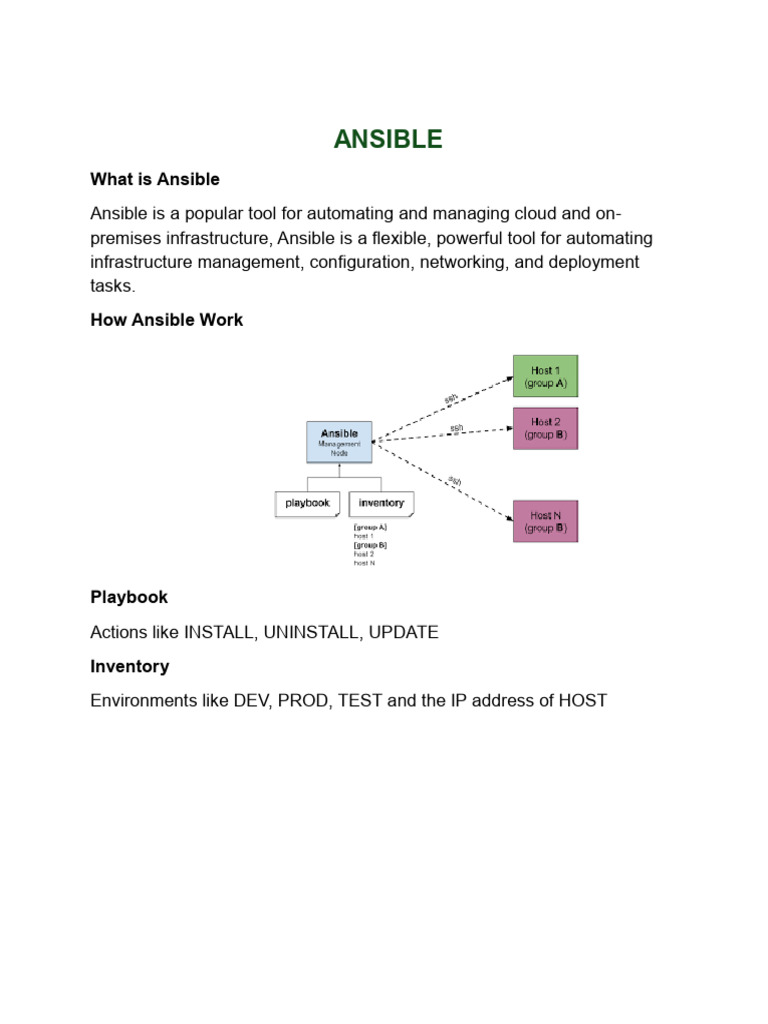 Ansible Setup and Playbook Guide | PDF | Computing | Computer Science
