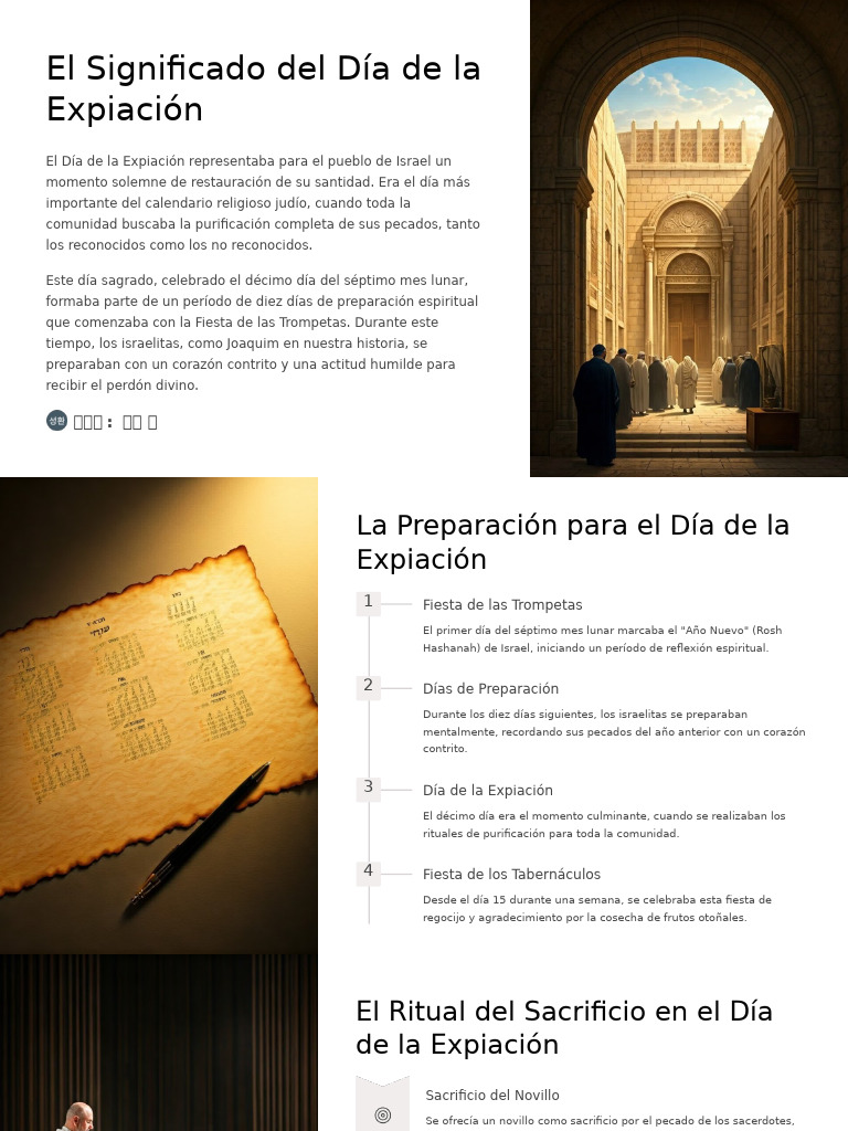 El Significado Del Día de La Expiación | PDF | Pecado | Yom Kippur