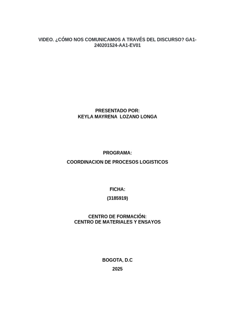 Cómo Nos Comunicamos A Través Del Discurso | PDF | Comunicación ...