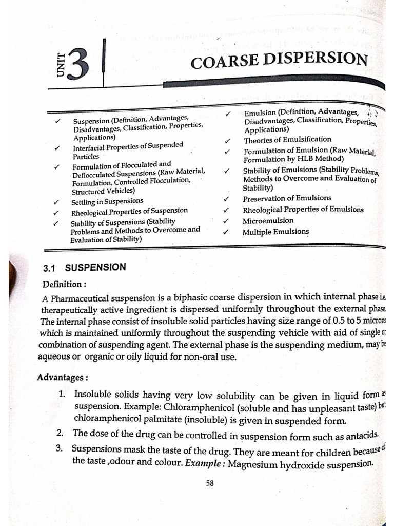 Coarse Dispersion | PDF