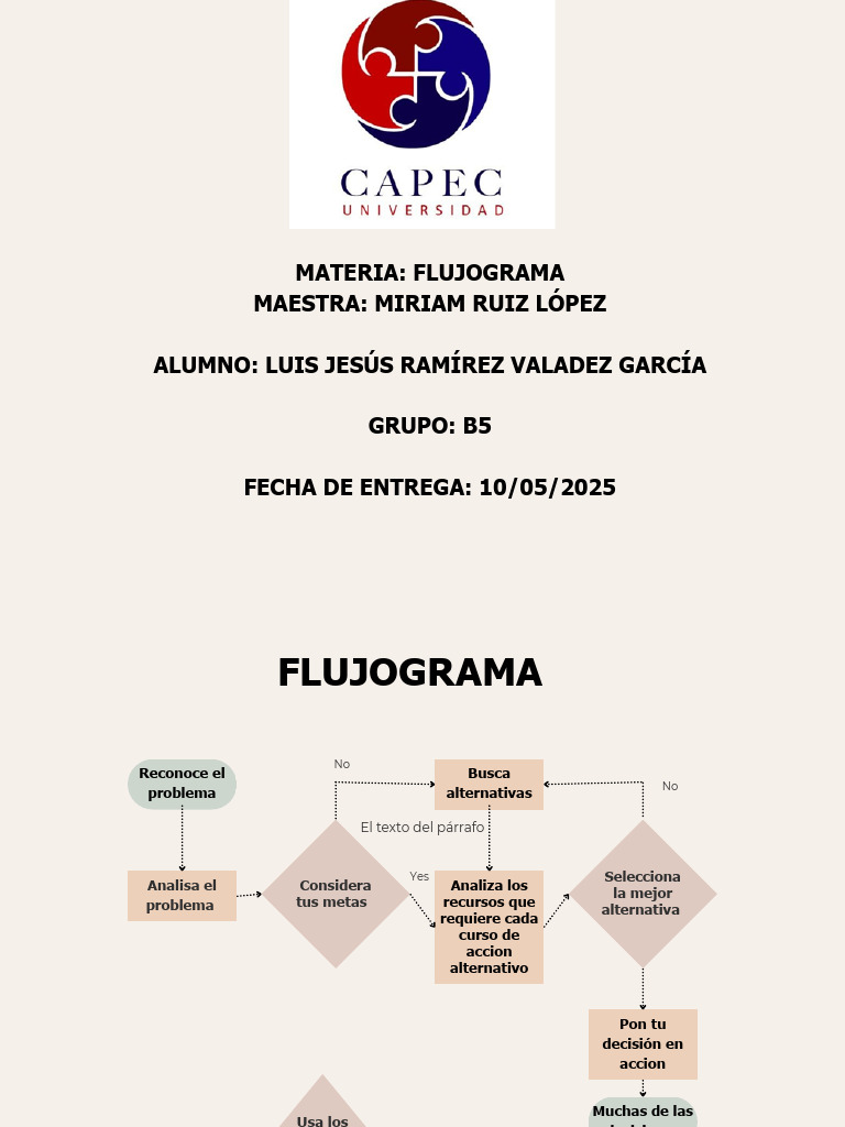 Beige Minimal Flowchart Infographic Graph | PDF