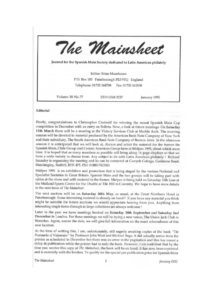 Mainsheet No 77 To 80 | PDF