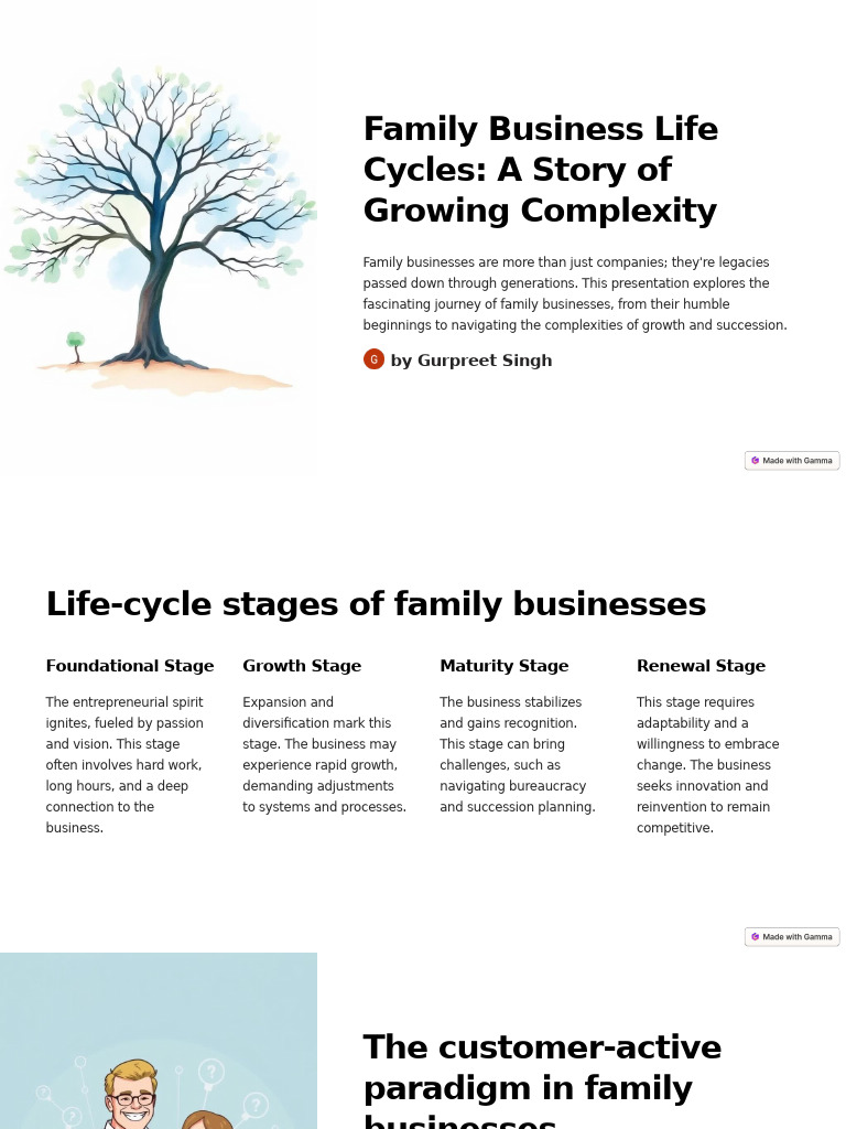 Family Business Life Cycles A Story of Growing Complexity | PDF ...