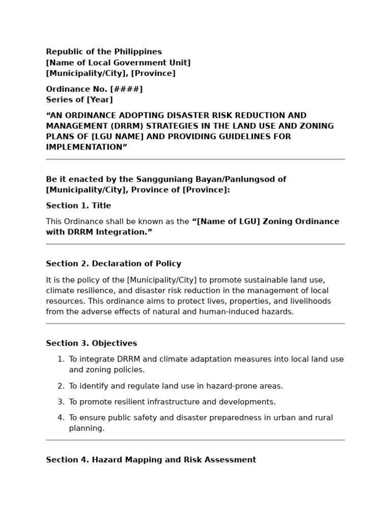 MO Zoning | PDF | Infrastructure | Disaster Risk Reduction
