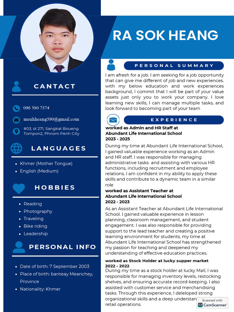 Black Modern Professional Resume | PDF | Teachers | Behavior Modification