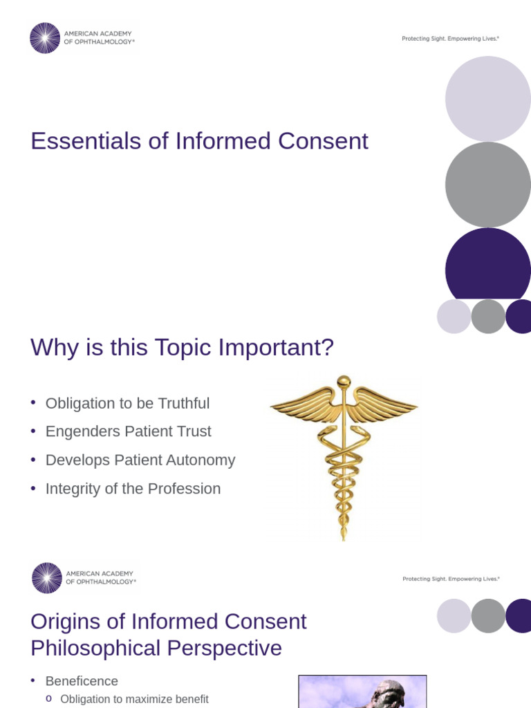 Presentation - Informed Consent General Overview | PDF | Informed ...