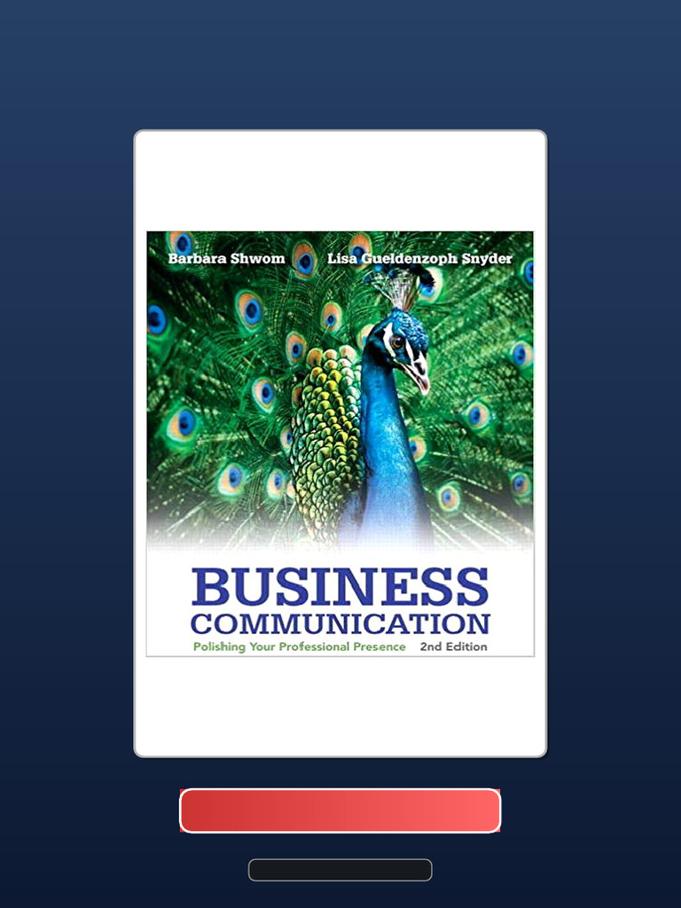 Business Communication Polishing Your Professional Presence 2nd Edition ...